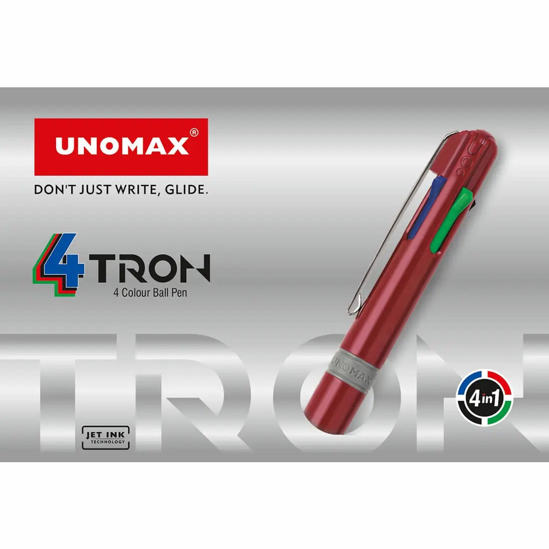 Unomax 4Tron 4 Colour Ball Pen – PAPERQUIRKS STATIONERY