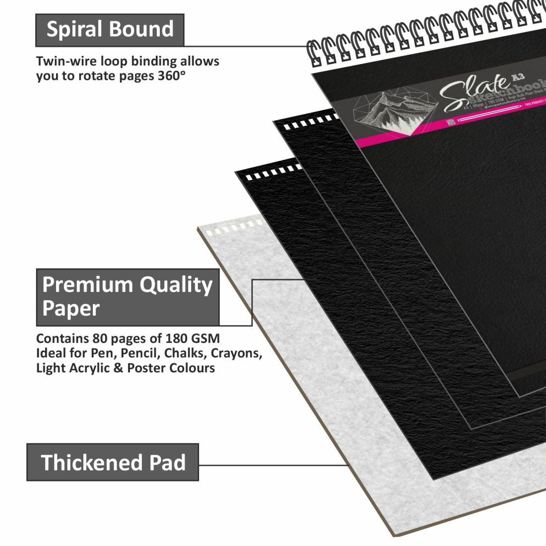 Art & Sketch books – PAPERQUIRKS STATIONERY