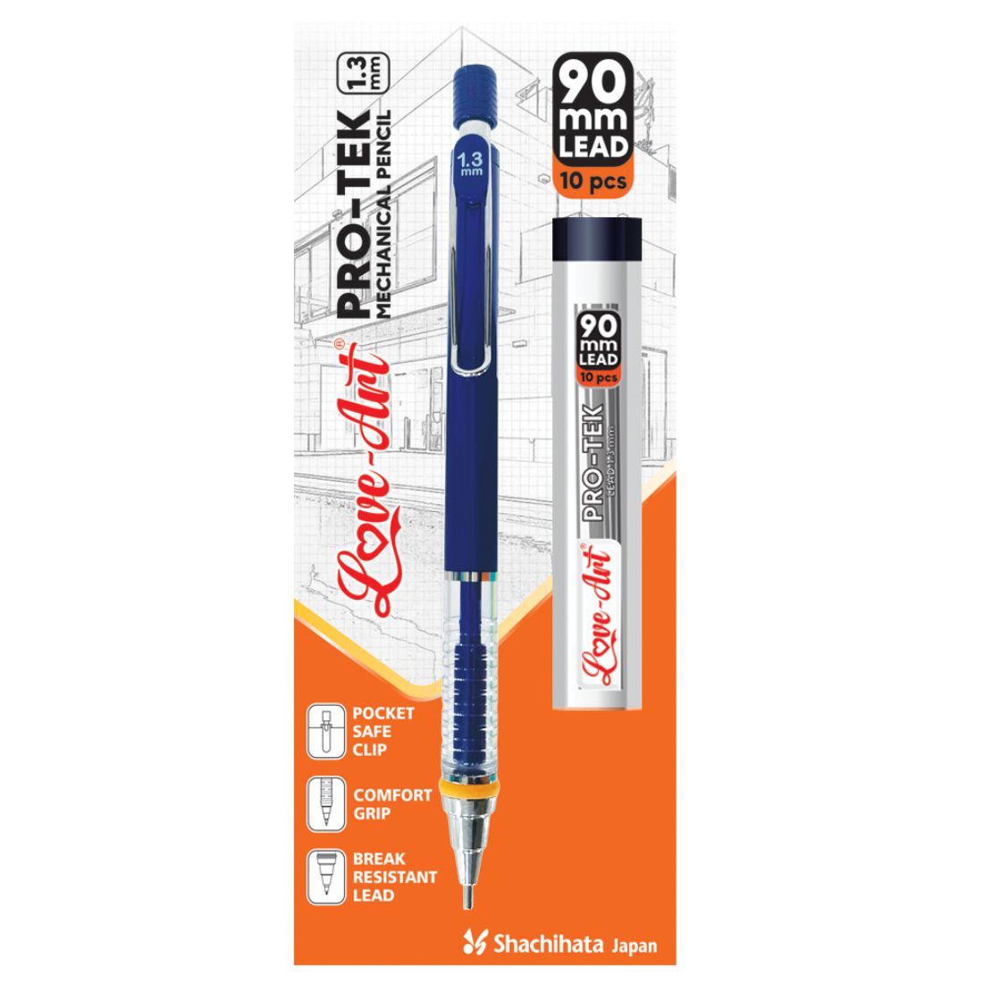 ARTLINE PRO TEK MECHANICAL PENCIL 13MM WITH LEAD – PAPERQUIRKS STATIONERY