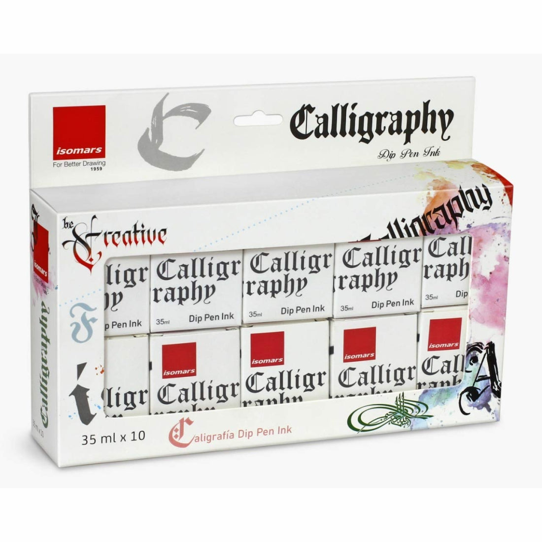 Isomars Calligraphy Ink Set of 10Shades – PAPERQUIRKS STATIONERY