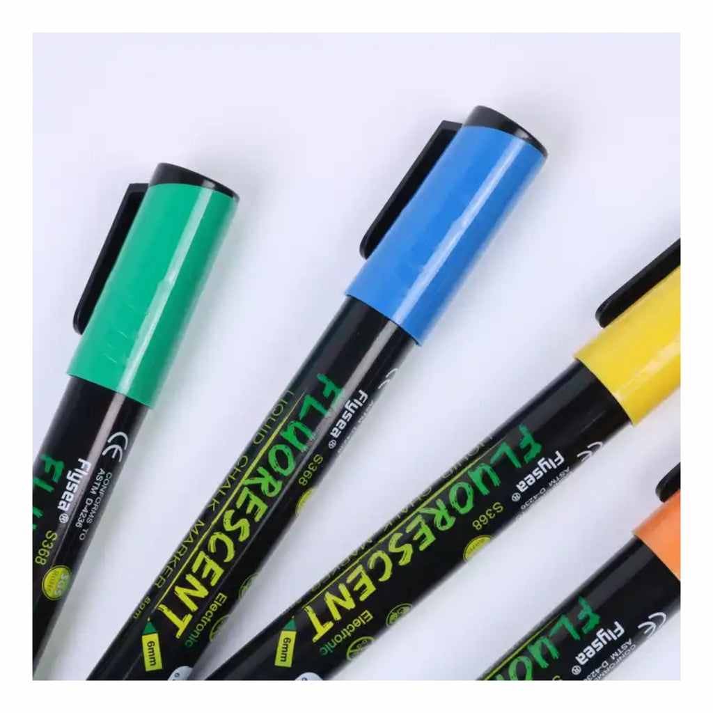 Fluorescent Liquid Chalk Marker 8Pc – PAPERQUIRKS STATIONERY