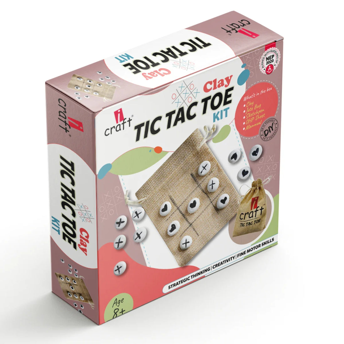 DIY Clay Tic Tac Toe Kit – PAPERQUIRKS STATIONERY