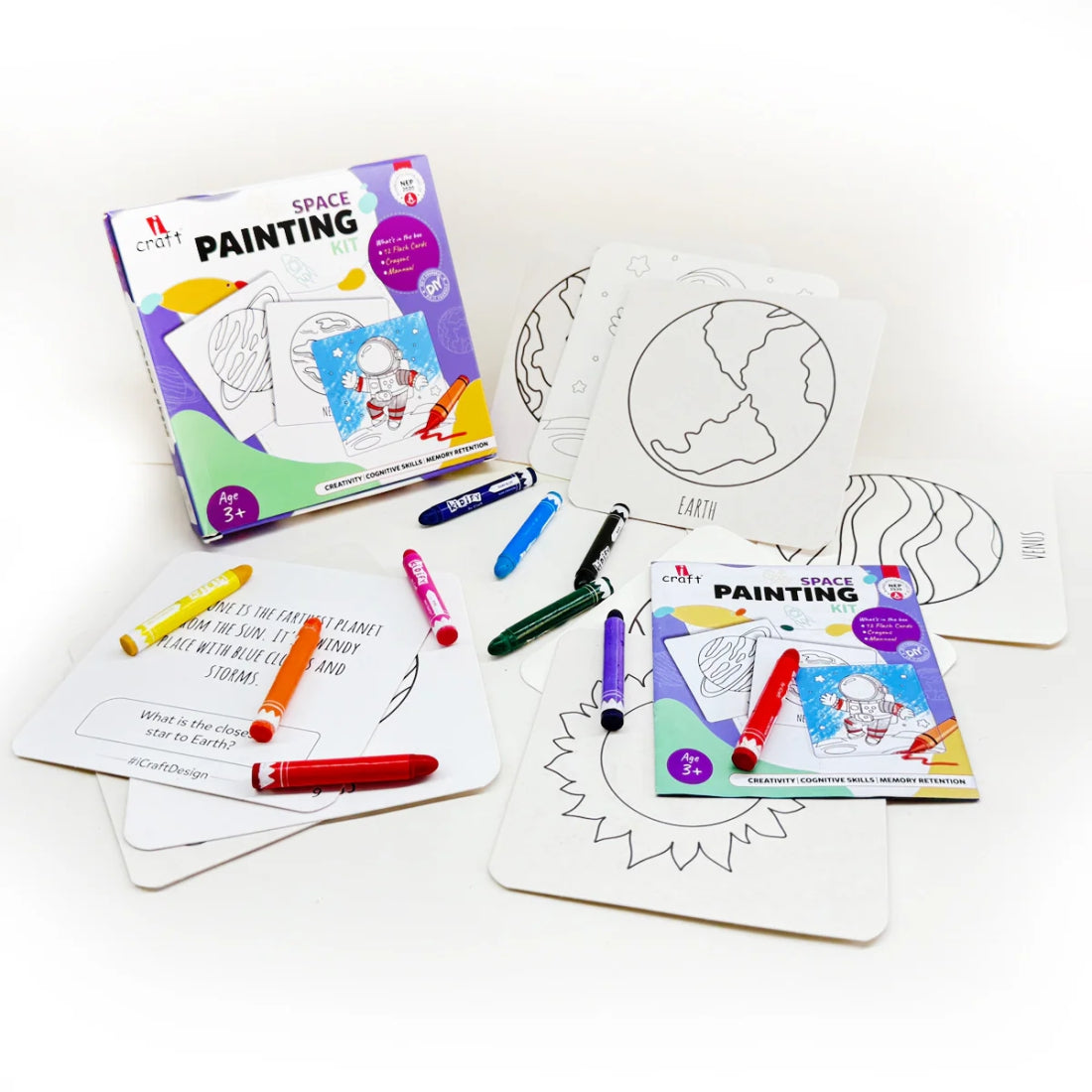 Space Painting Kit for Kids – PAPERQUIRKS STATIONERY