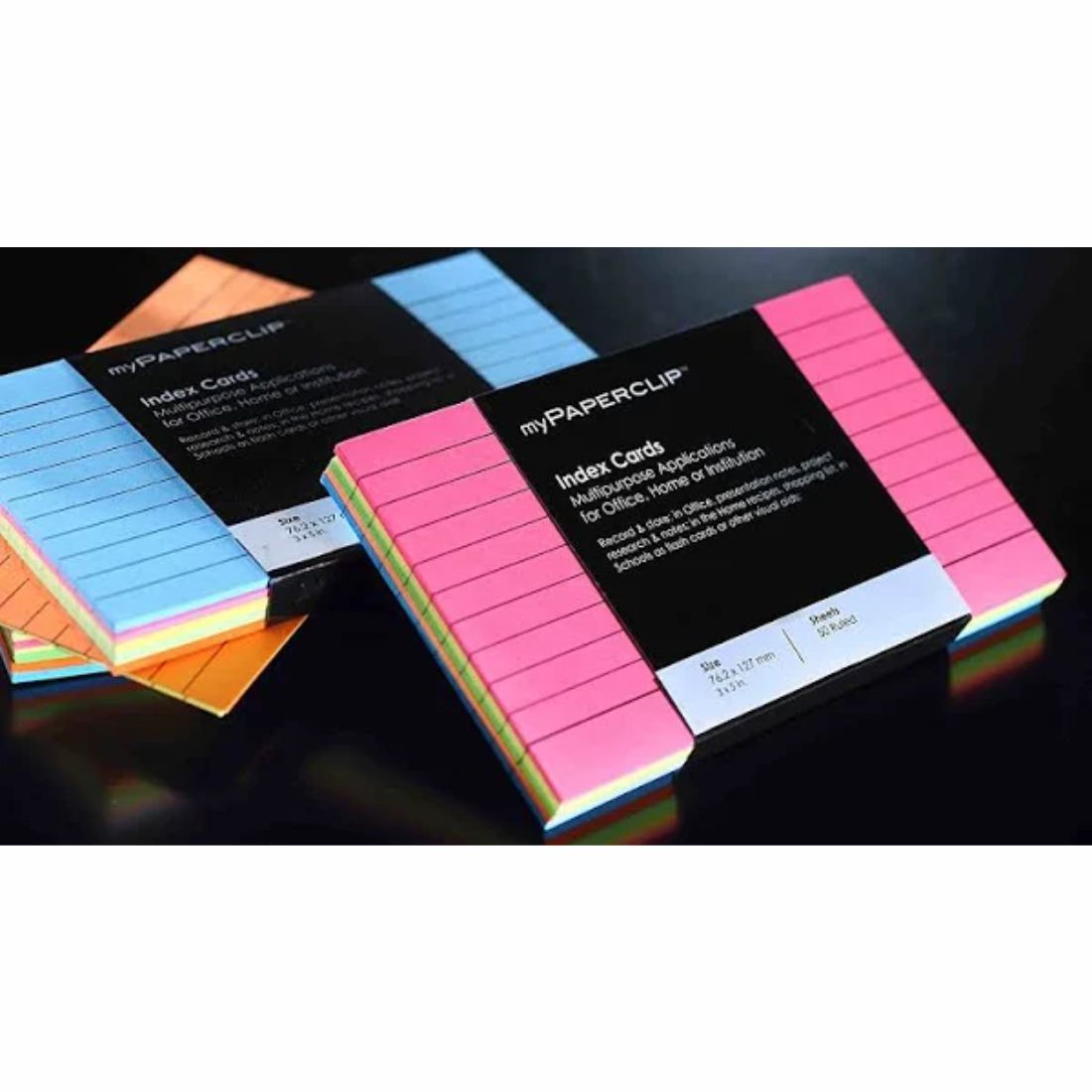 myPAPERCLIP Index cards | 3 X 5 in. | 50 Ruled Sheets – PAPERQUIRKS ...