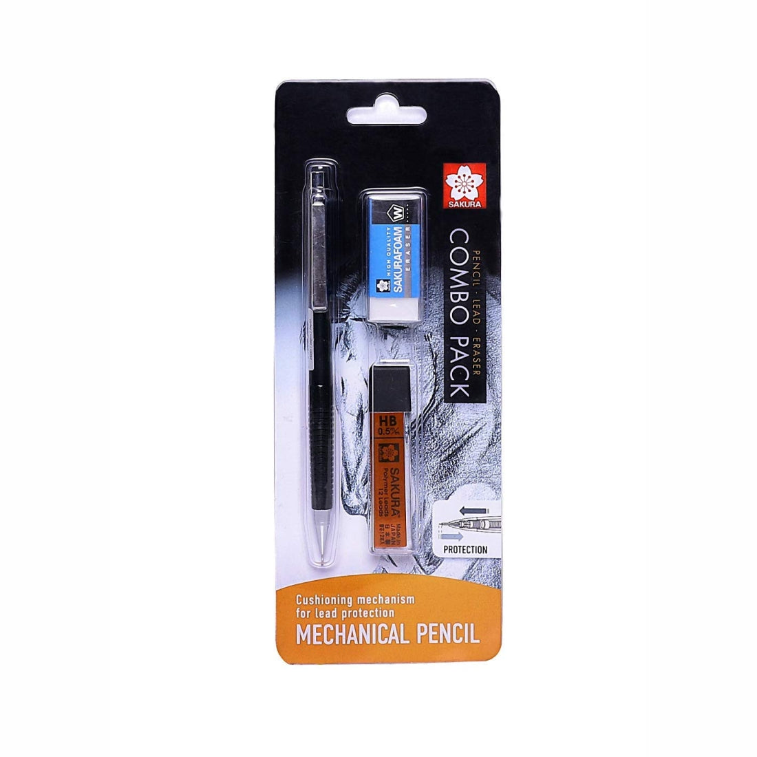 Sakura Mechanical Pencil with lead and eraser – PAPERQUIRKS STATIONERY