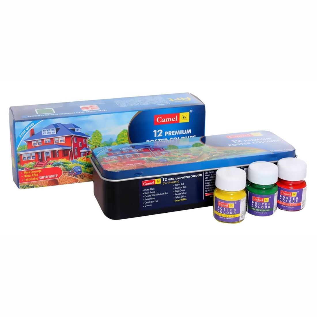 Camel Premium Poster Colours – PAPERQUIRKS STATIONERY