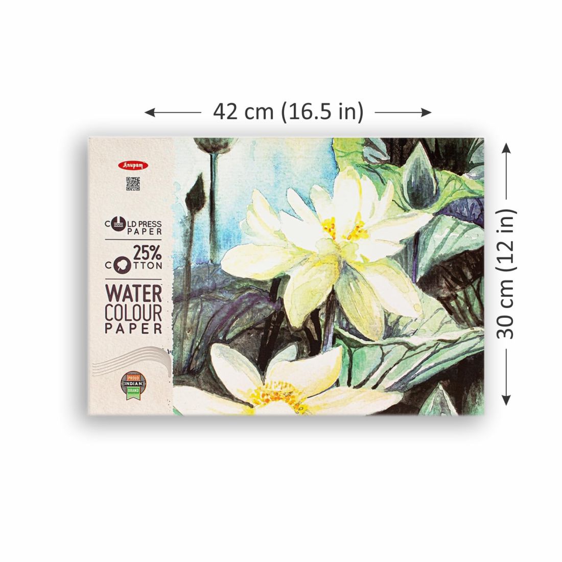 Water Color Paper Pad | 25% Cotton | Cold Press Paper – PAPERQUIRKS ...