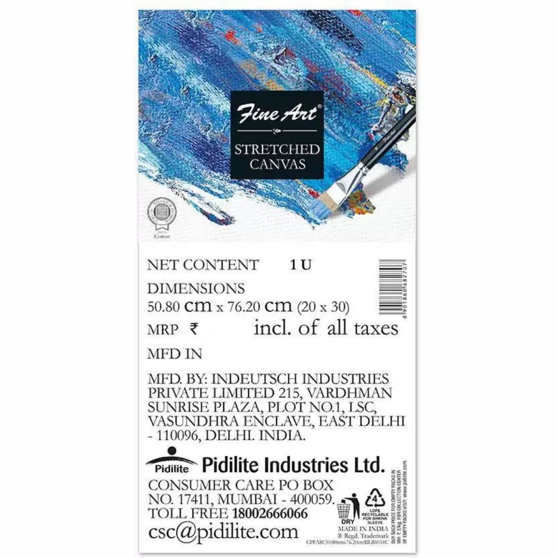 Fine Art Stretched Canvas 20"X30" | 1 Pc – PAPERQUIRKS STATIONERY