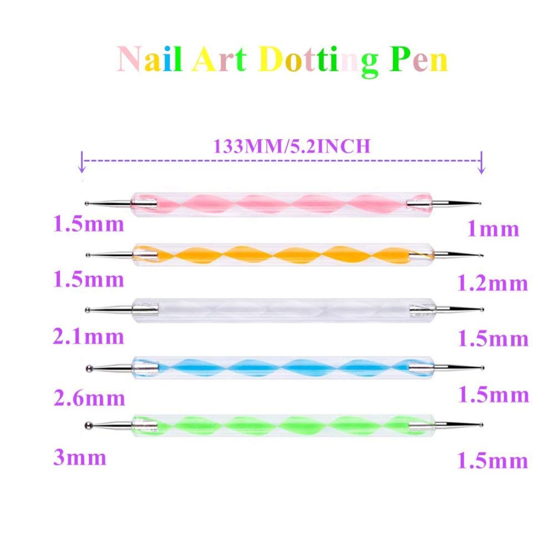 Dot Tool Set of 5 Pcs – PAPERQUIRKS STATIONERY