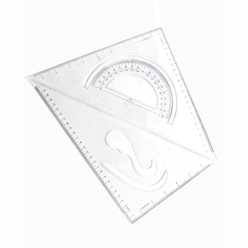 Set Square 8X10 inch - Transparent – PAPERQUIRKS STATIONERY