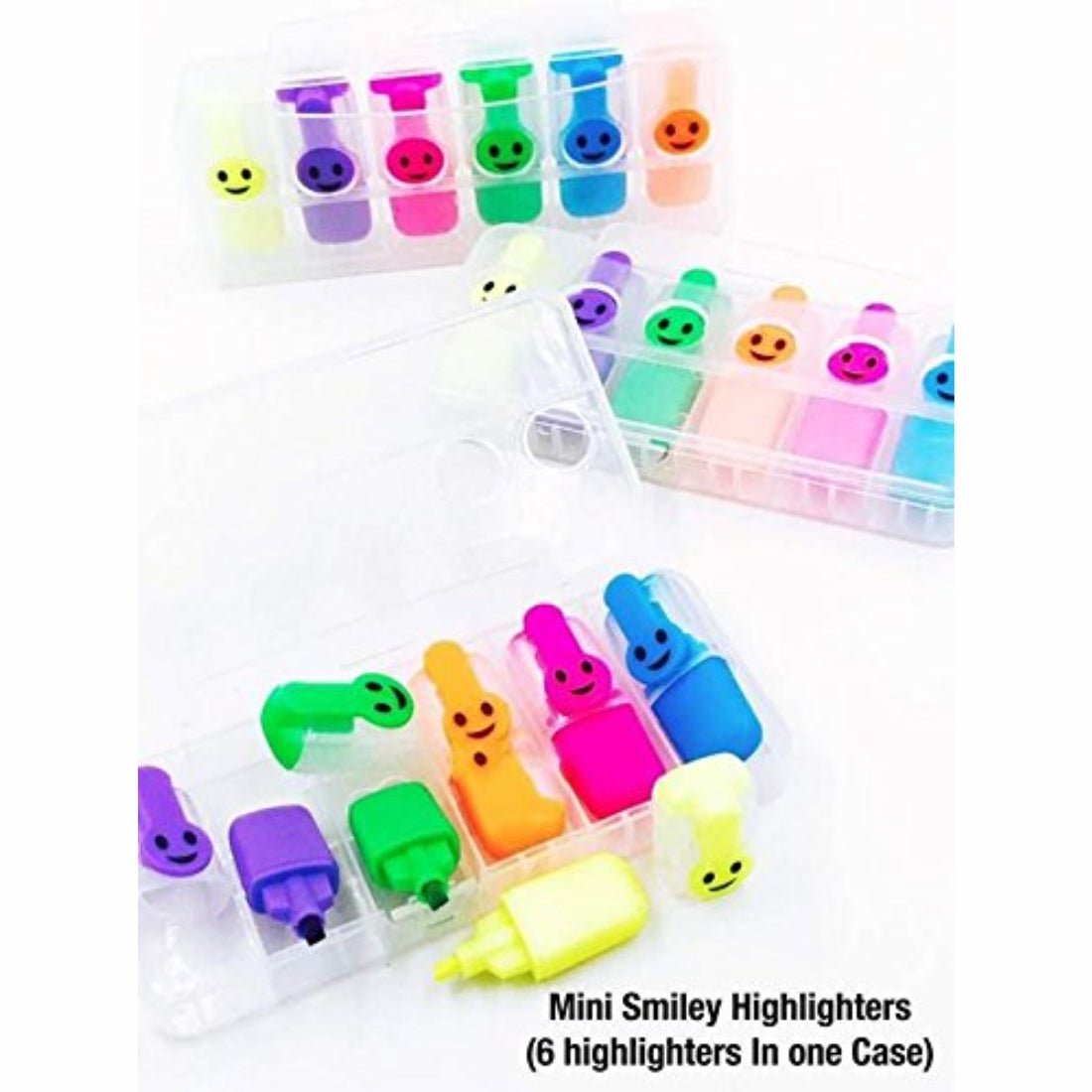 Mini Smiley Highlighters – PAPERQUIRKS STATIONERY