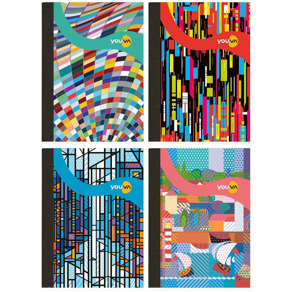 Youva Mini Pocket Notebook | 112 Pages | Pack of 5 – PAPERQUIRKS STATIONERY